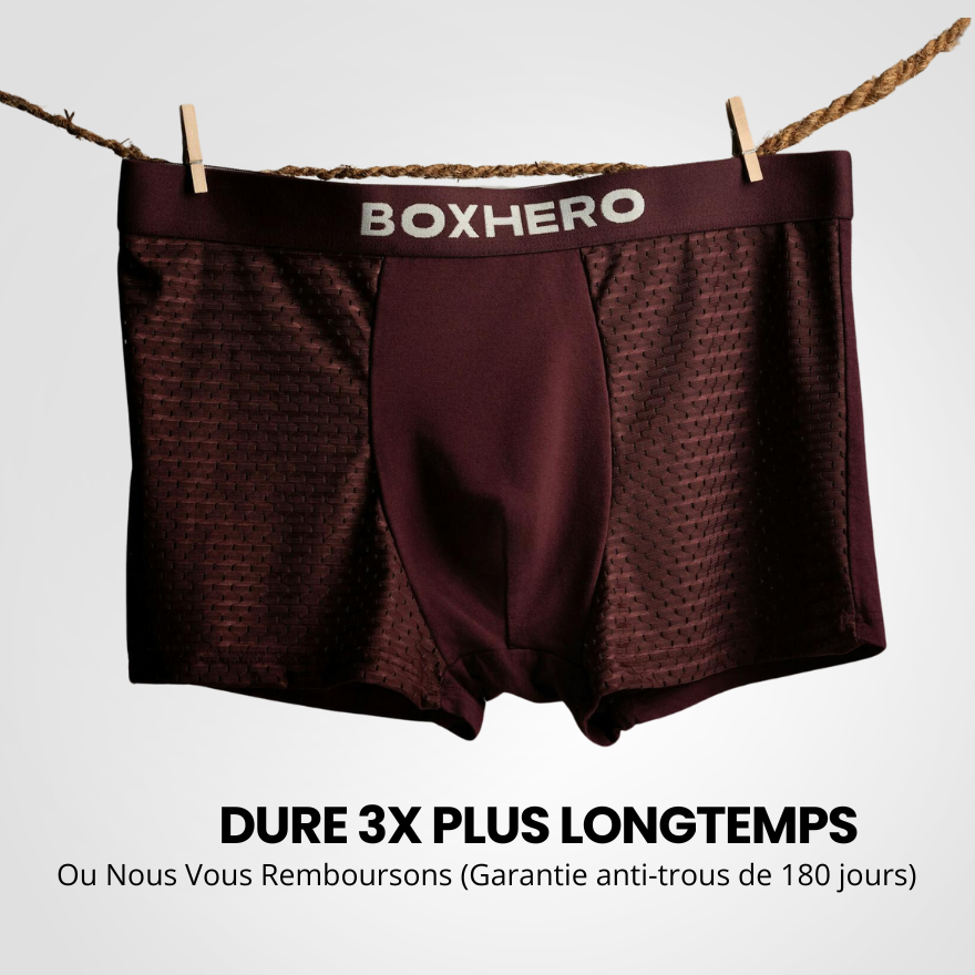 BOXER BOXHERO 1.0 EN FIBRE DE BAMBOU - CONFORT TOUT AU LONG DE LA JOUR – BXH FRANCE